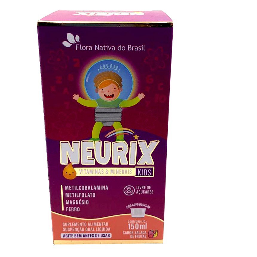 KIDS NEURIX (MG, FE, METILFOLATO, B12) (SAL. FRUTAS) - Centro Natural Loja